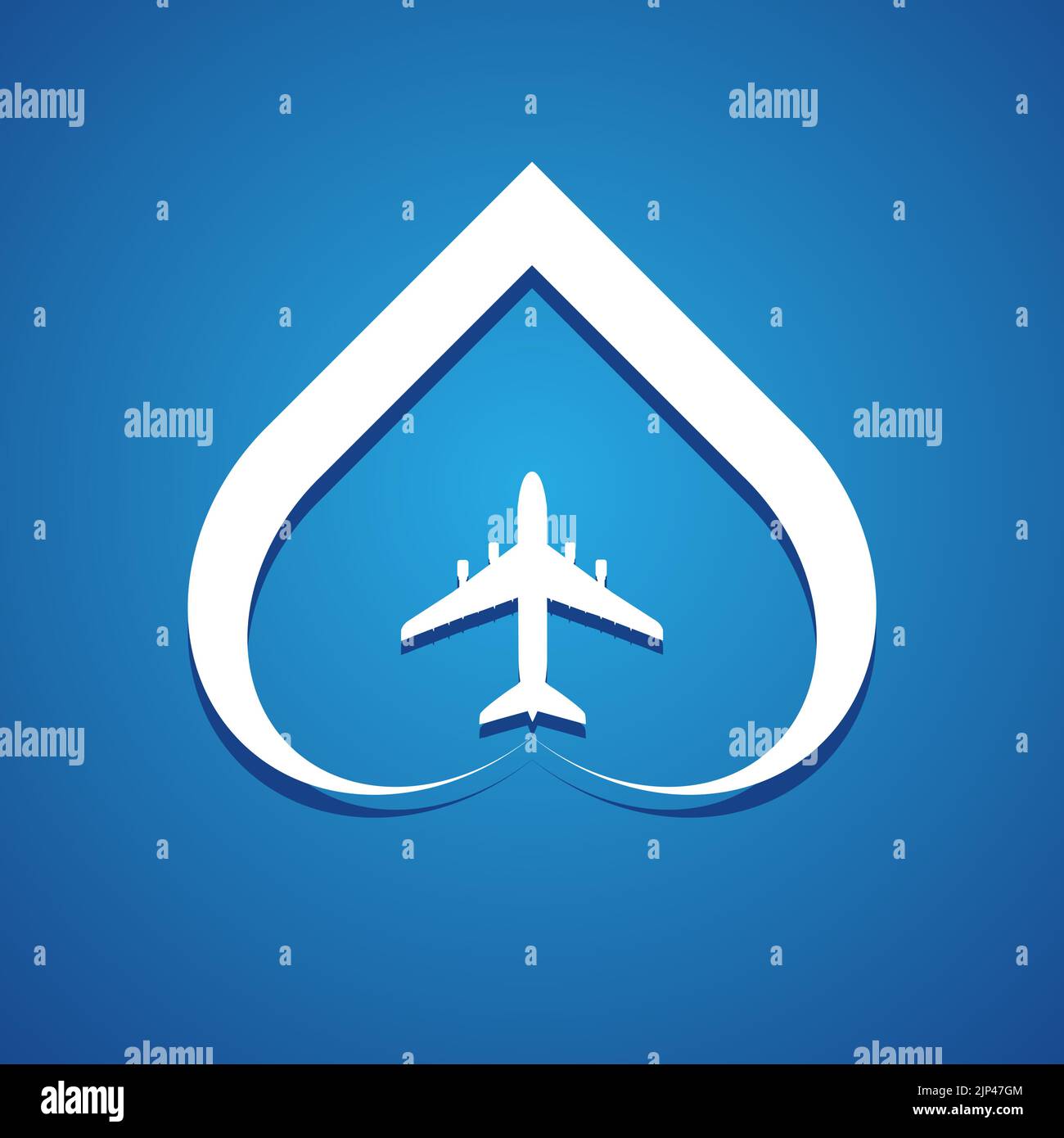 Airplane symbol vector Stock Vector Image & Art - Alamy