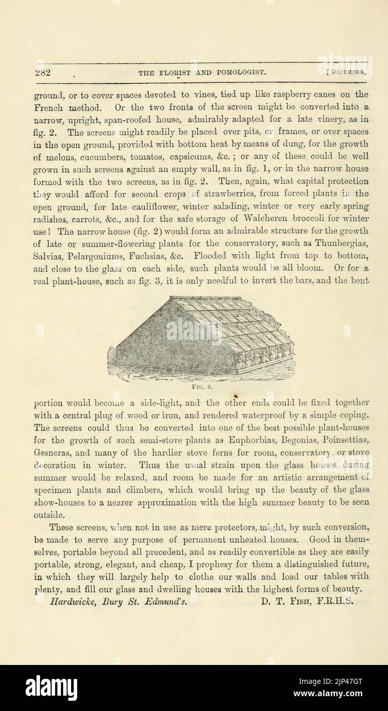 The florist and pomologist Stock Photo - Alamy