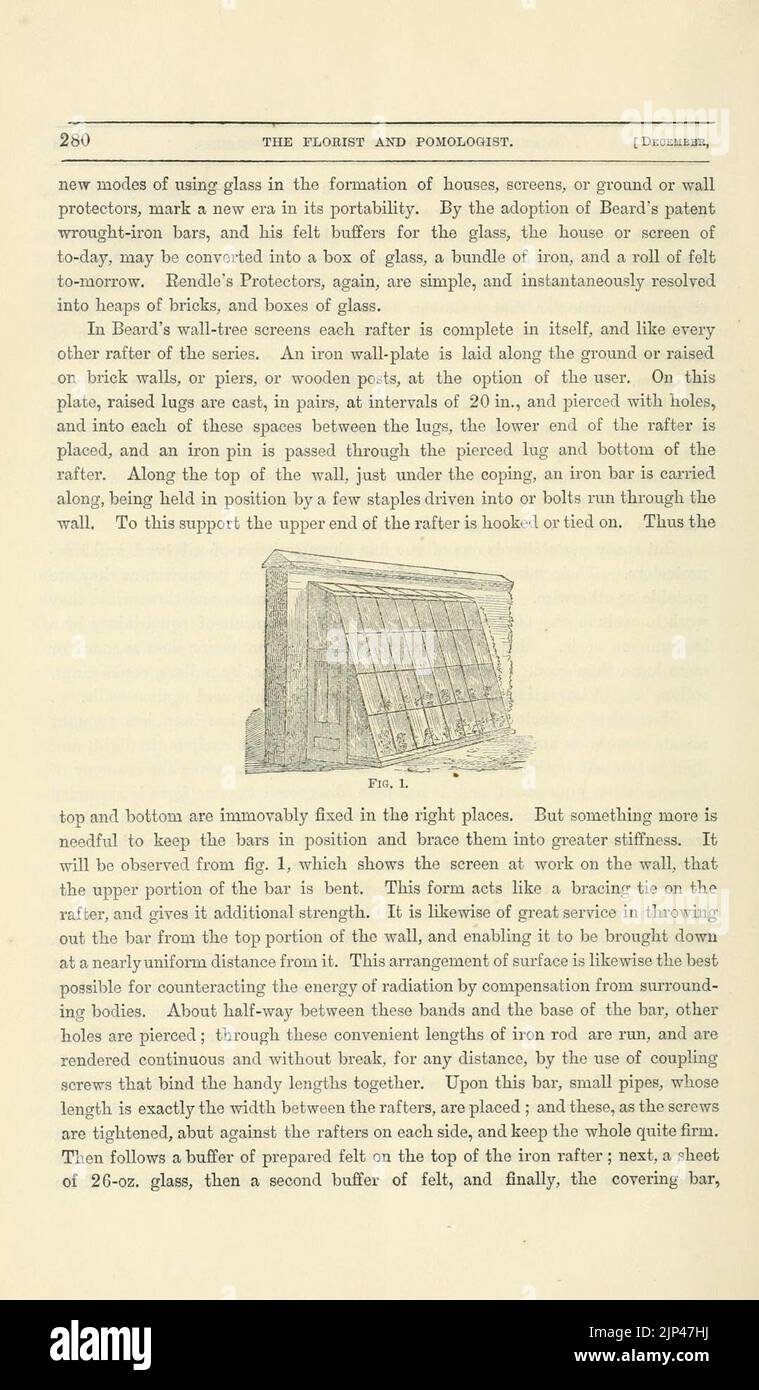 The florist and pomologist Stock Photo - Alamy