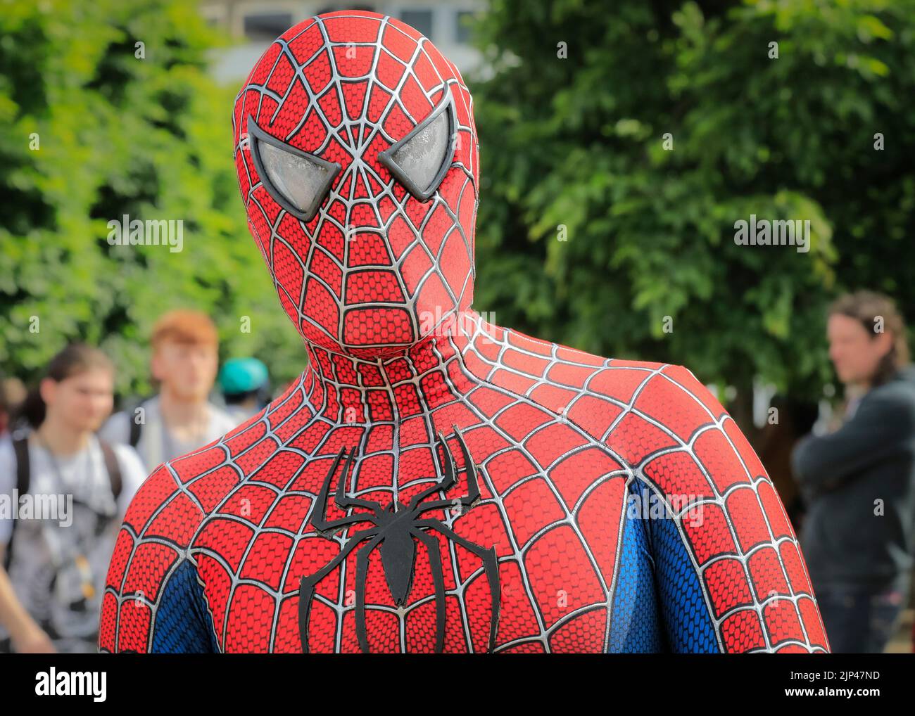 Spiderman poses hi-res stock photography and images - Alamy
