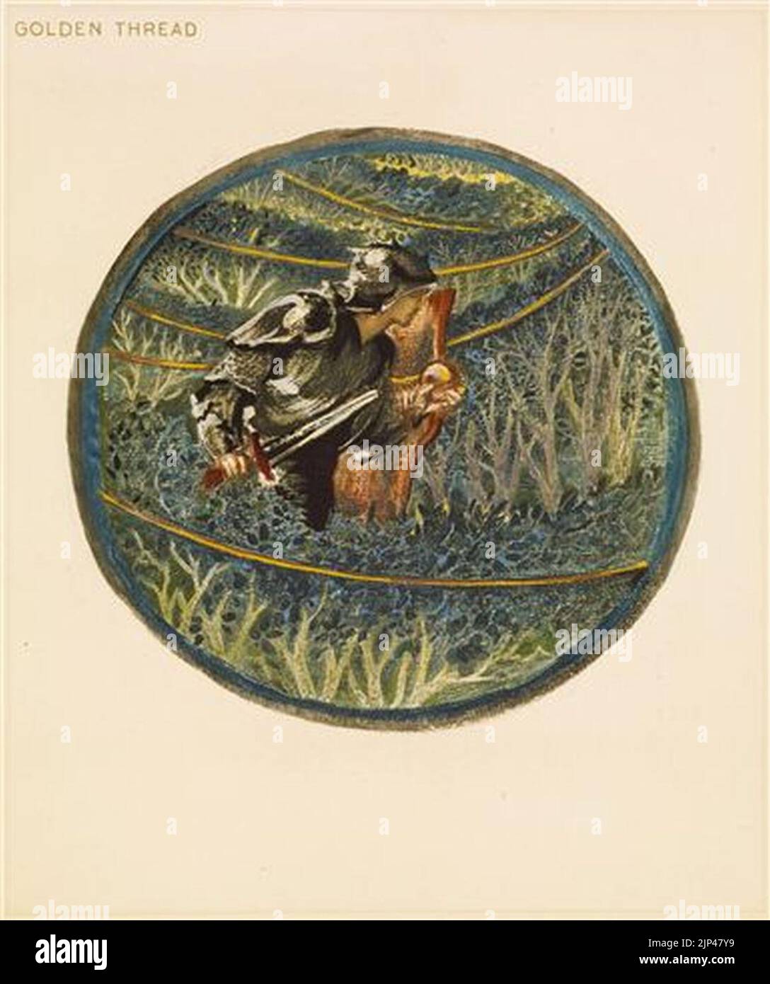 The Flower Book - Golden Thread Stock Photo - Alamy
