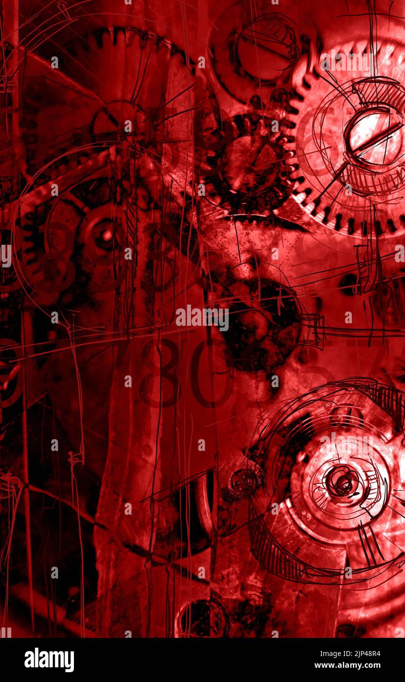 Abstract image for printing - digital painting Stock Photo - Alamy