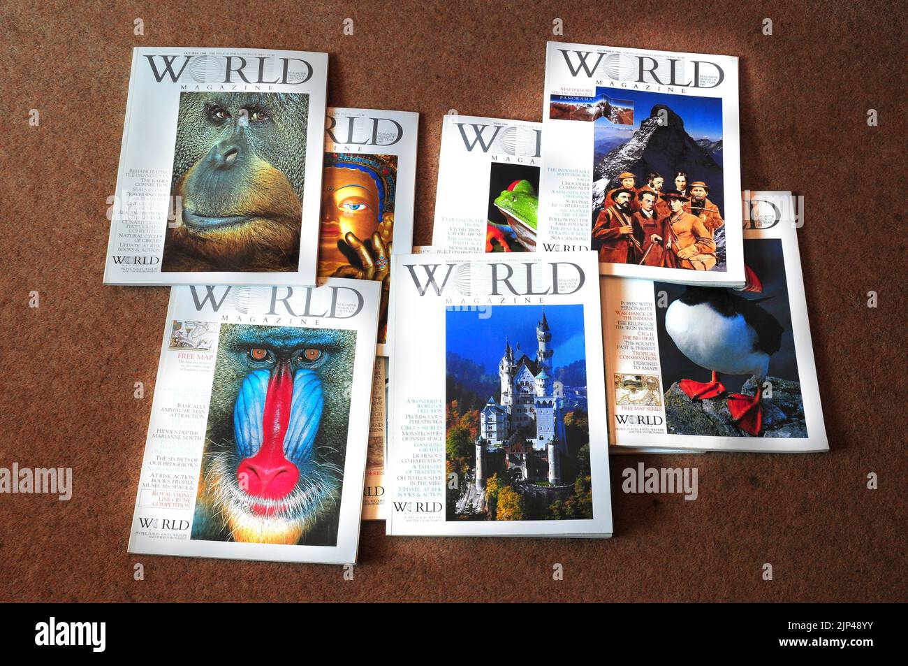 World Magazine covered nature, landscape, people and culture. Pubished ...