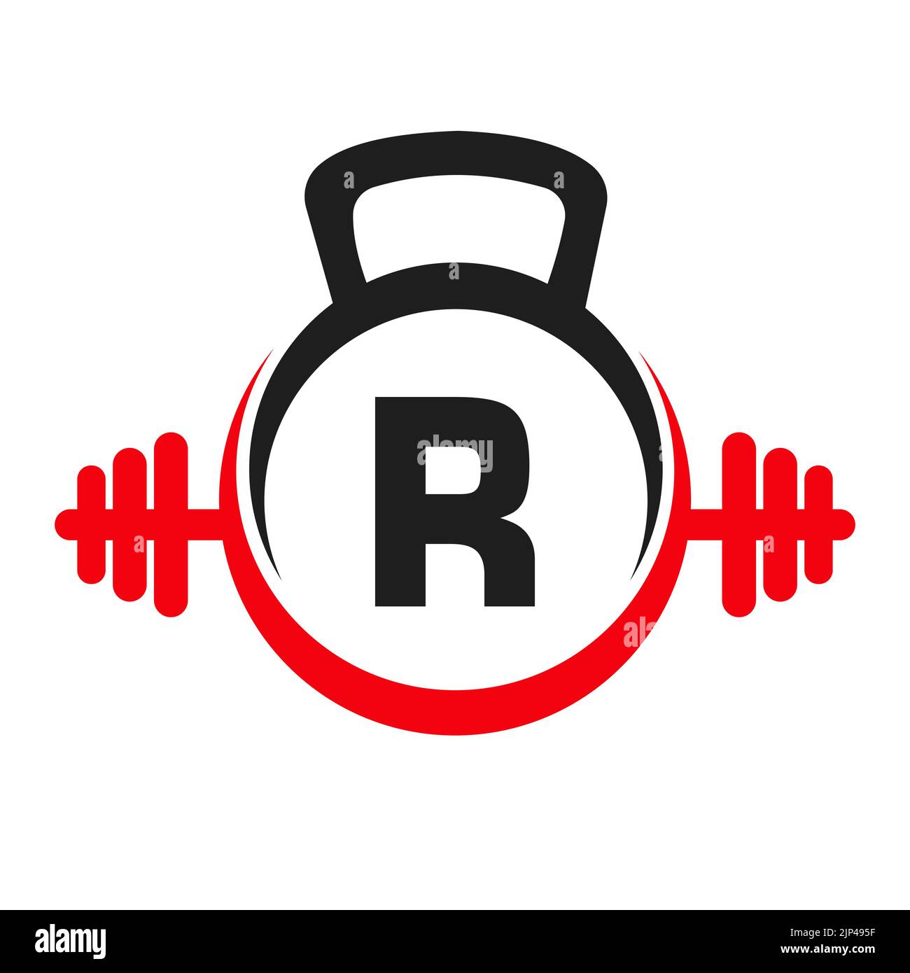 Letter R Fitness Logo Design . Sport Gym Logo Icon Design Vector ...