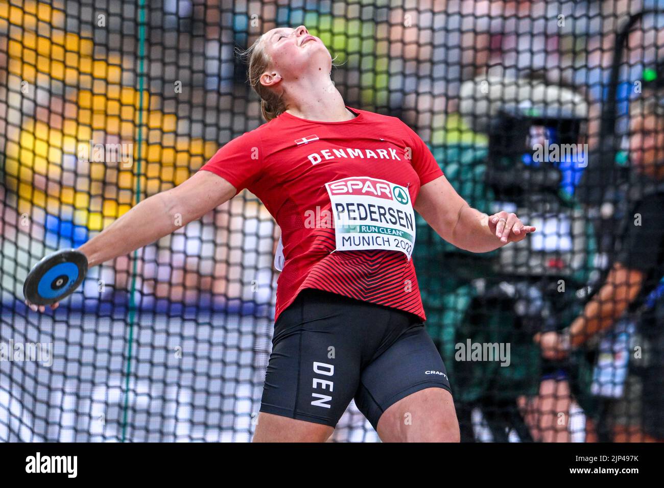 MUNCHEN, GERMANY - AUGUST 15: Lisa Pedersen of Denmark competing in ...