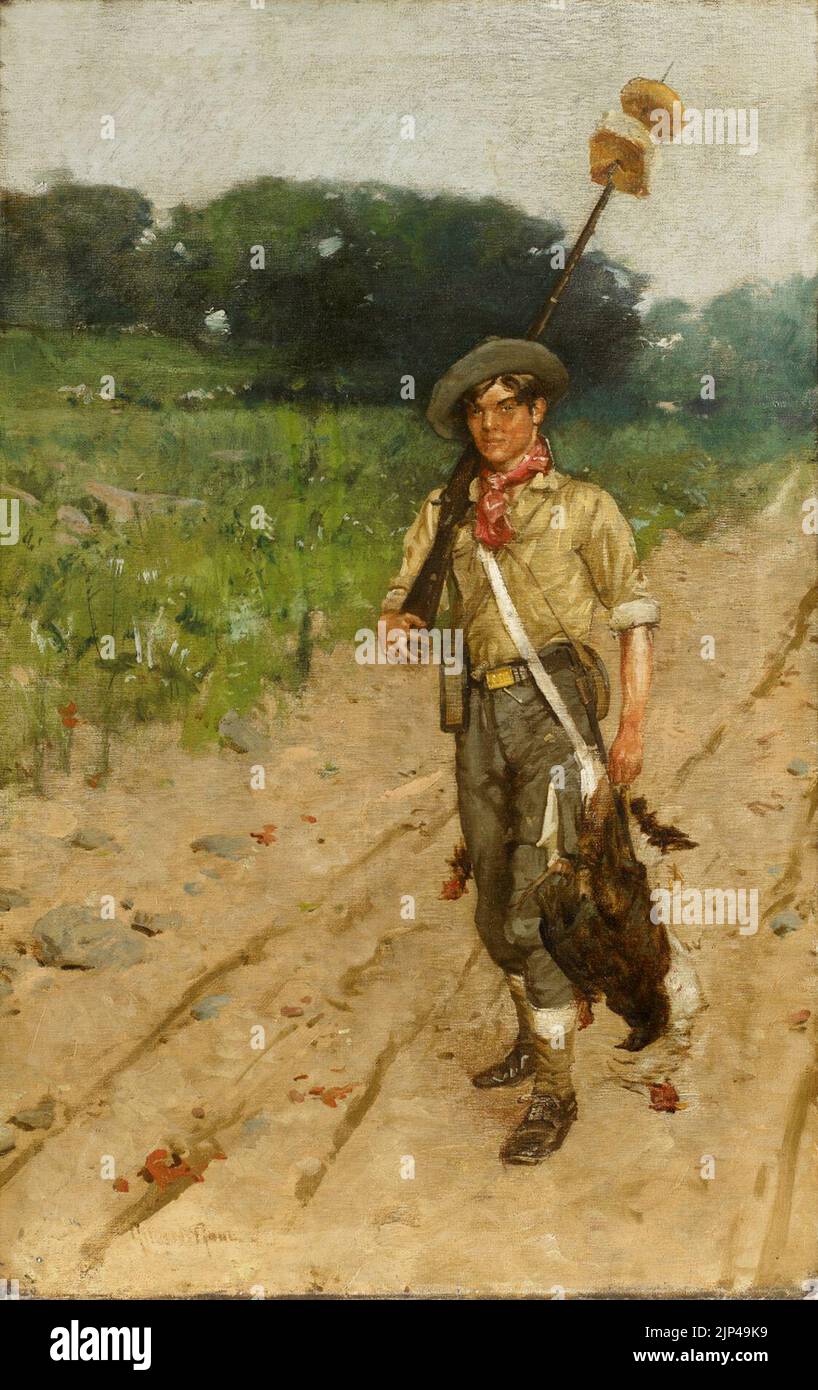 The Forager by William Gilbert Gaul Stock Photo - Alamy