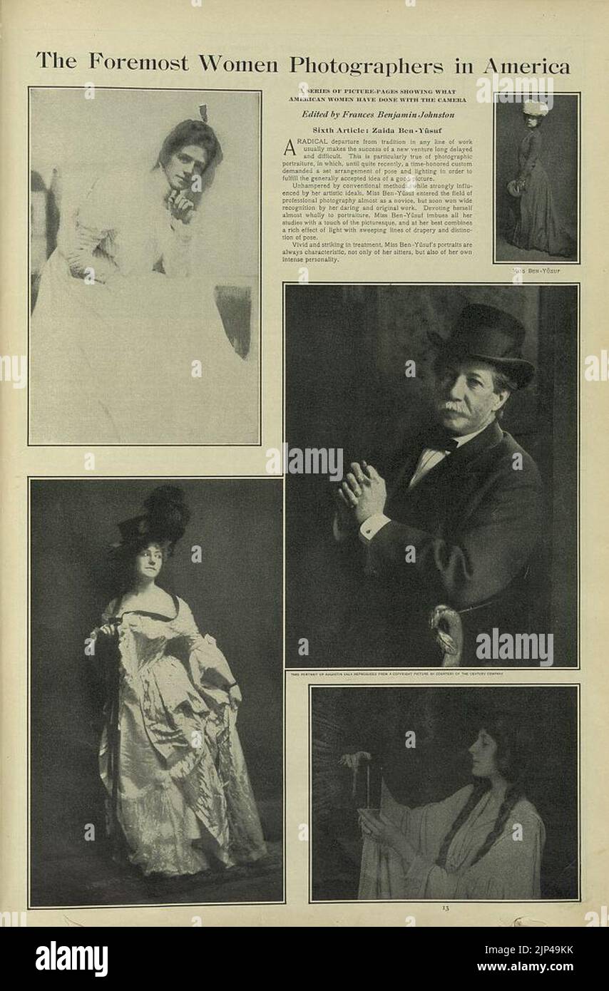 The foremost women photographers in America, sixth article- Zaida Ben ...