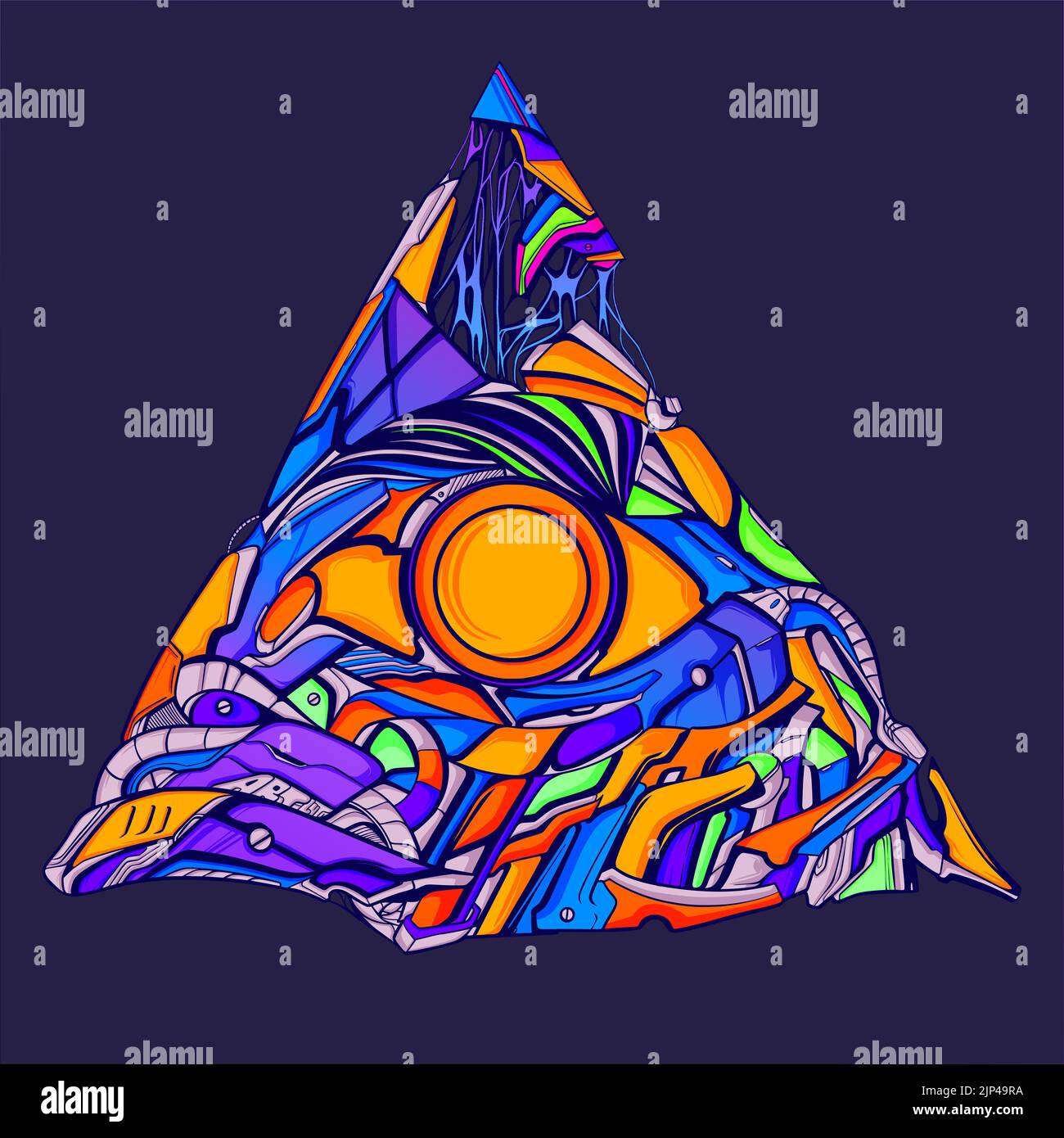 Graffiti eye Stock Vector Images - Alamy