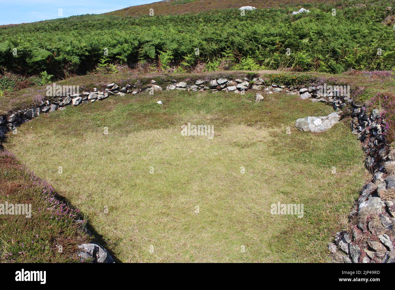 Ty Mawr Stone Hut Circles Stock Photo - Alamy