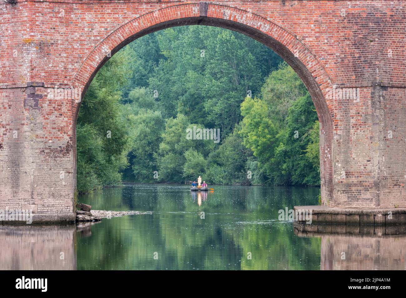 The Voyage of Our Lady of the Waters and the Wye. A newly carved wooden ...
