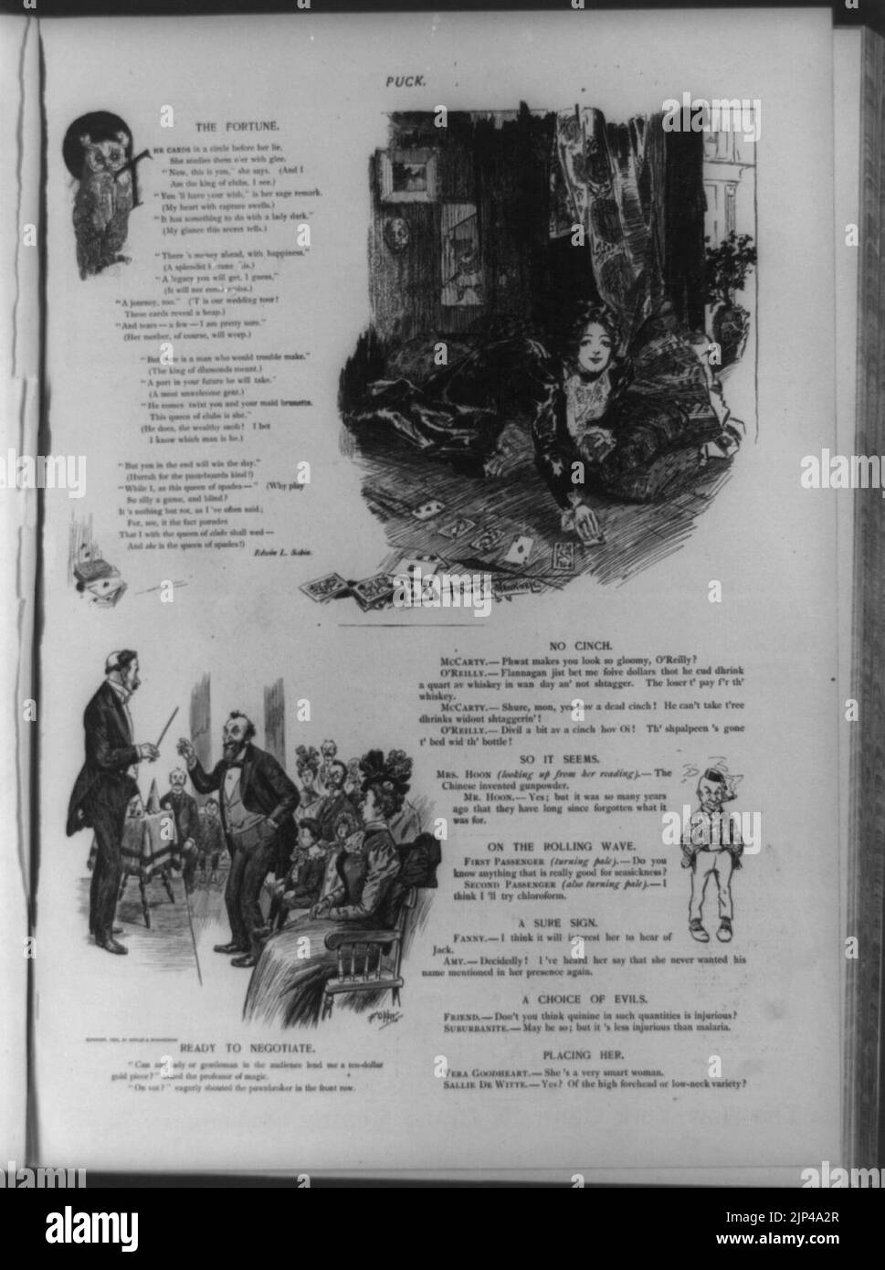 The Fortune - - Frank A. Nankivell. Ready to negotiate - F. Opper Stock ...