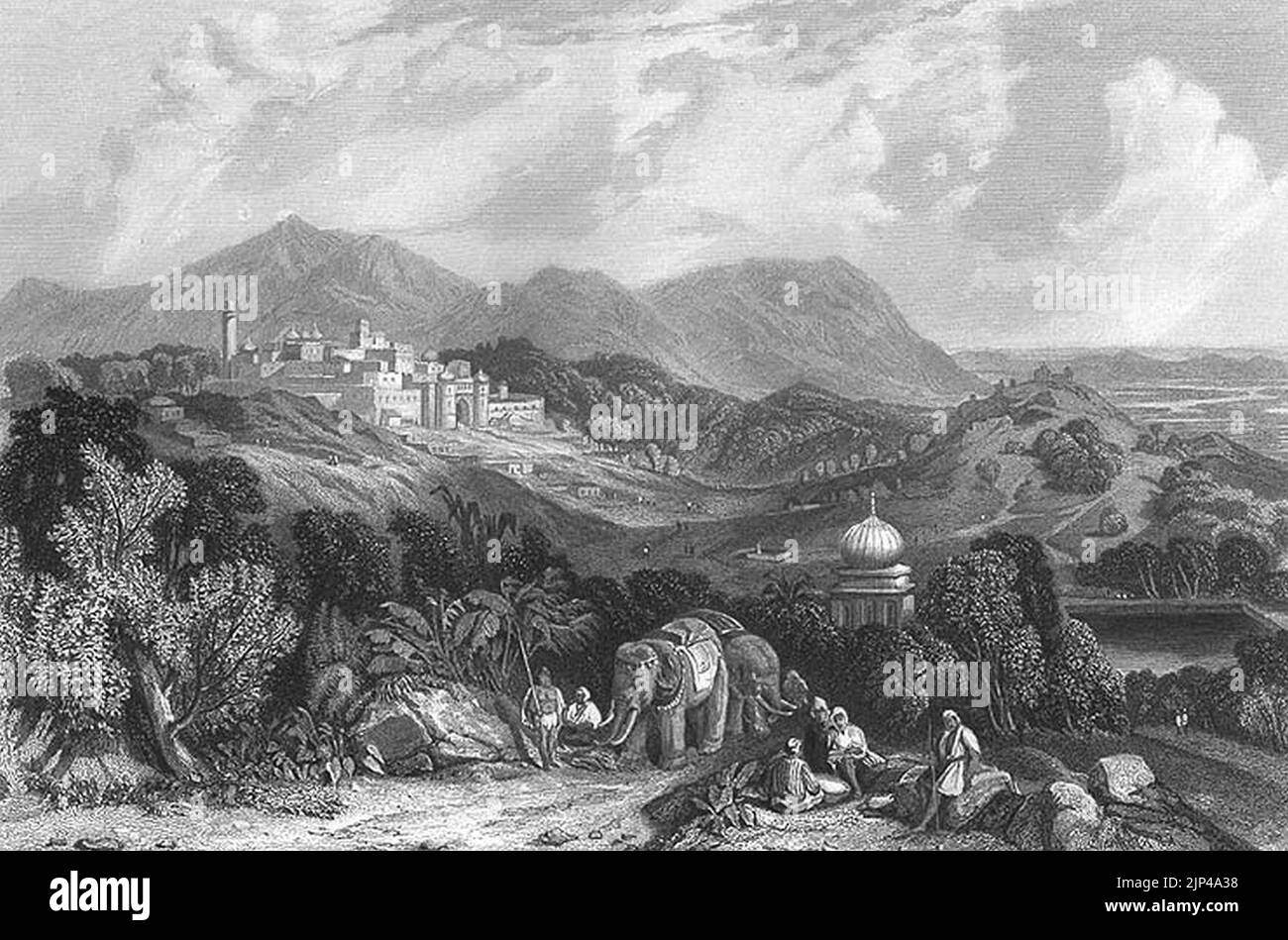 The Fort of Nahan, c.1850 Stock Photo - Alamy