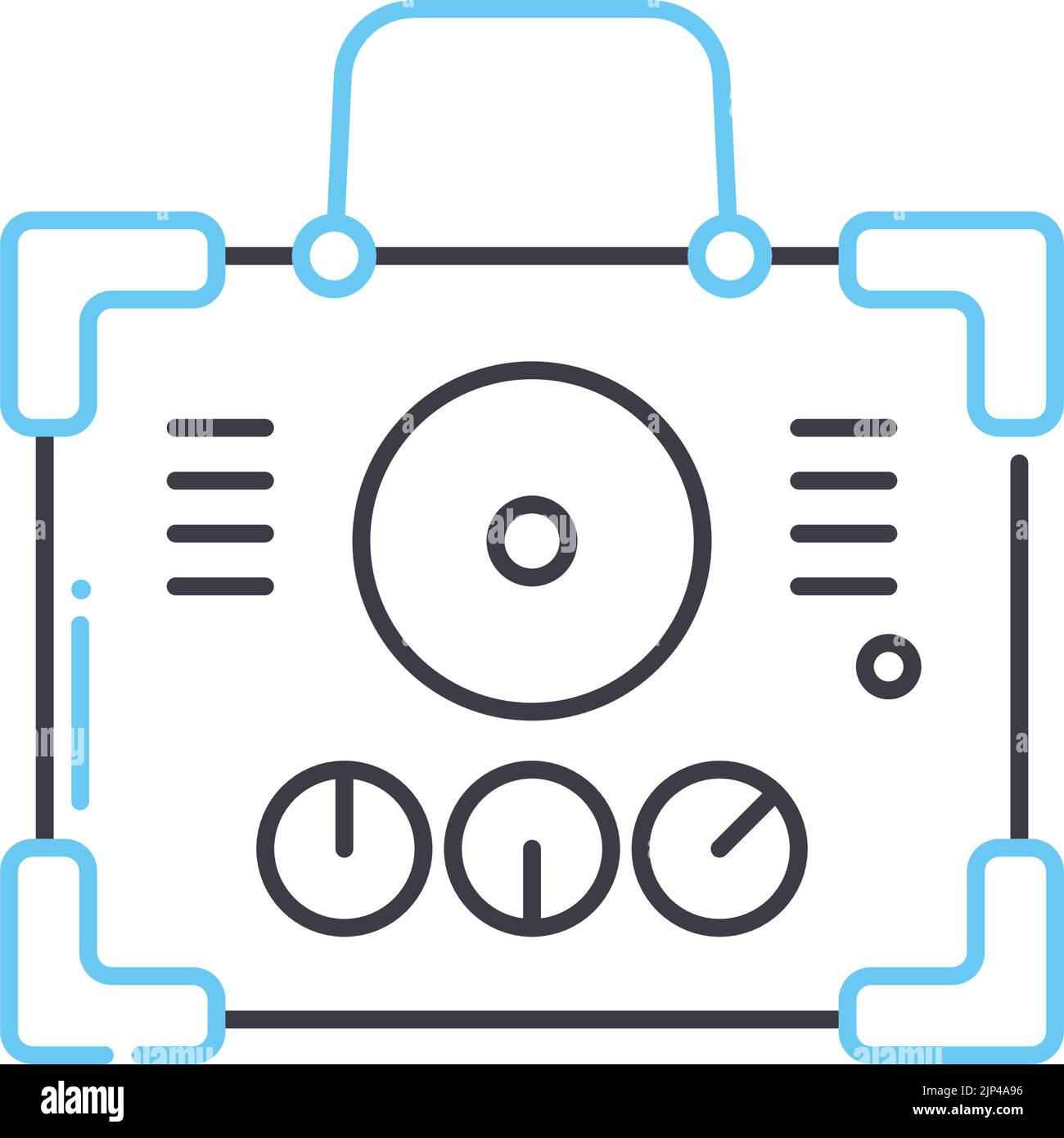 Sound horn symbol sign Stock Vector Images - Alamy