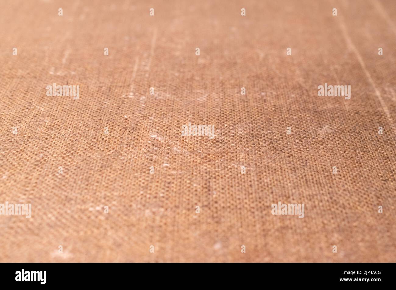 real natural linen cloth aged as a book binding or under a picture ...