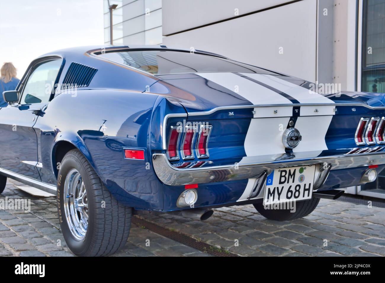 Ford Mustang from the sixties at the oldtimer exhibition in Cologne ...