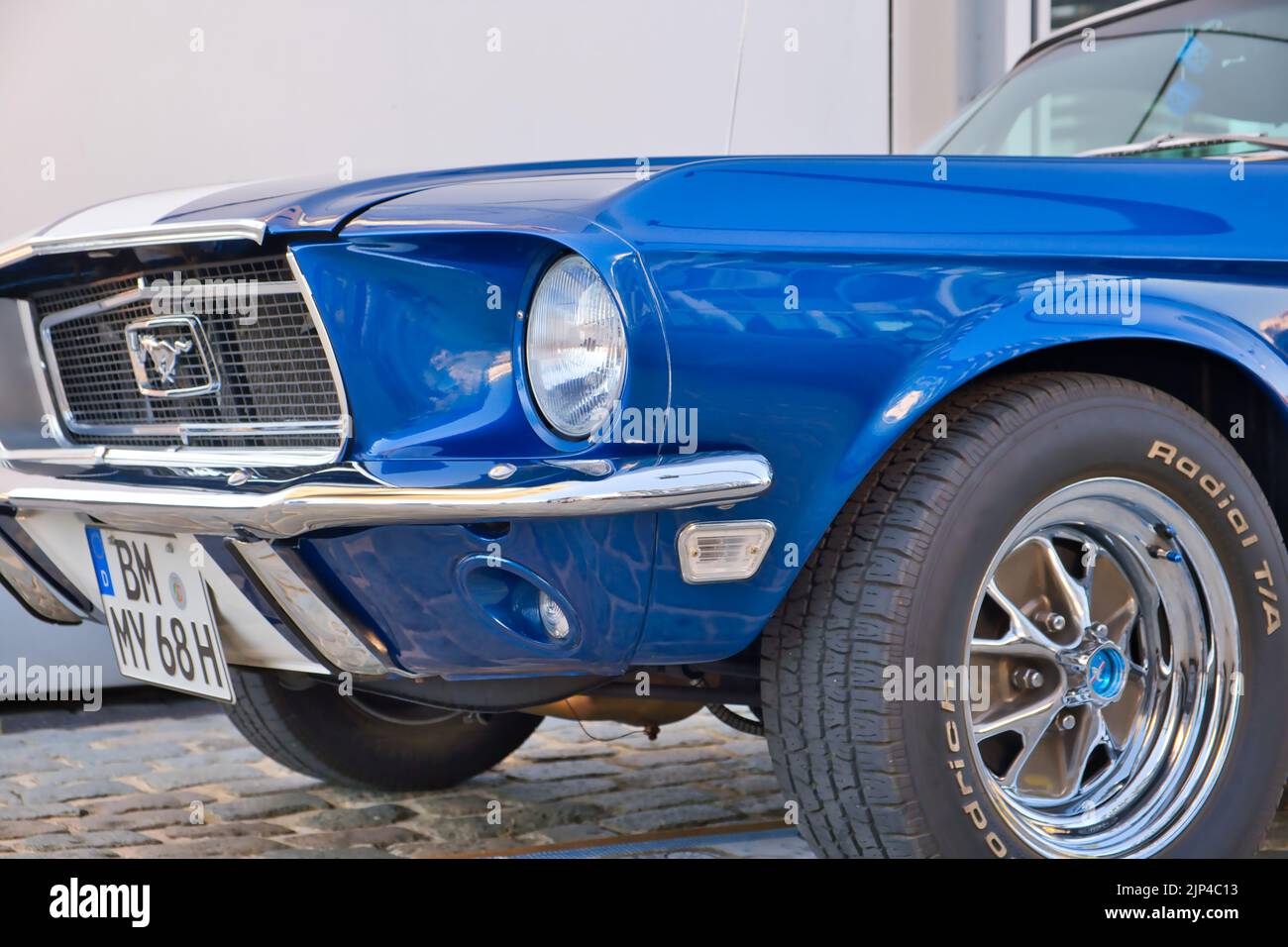 Ford Mustang from the sixties at the oldtimer exhibition in Cologne ...