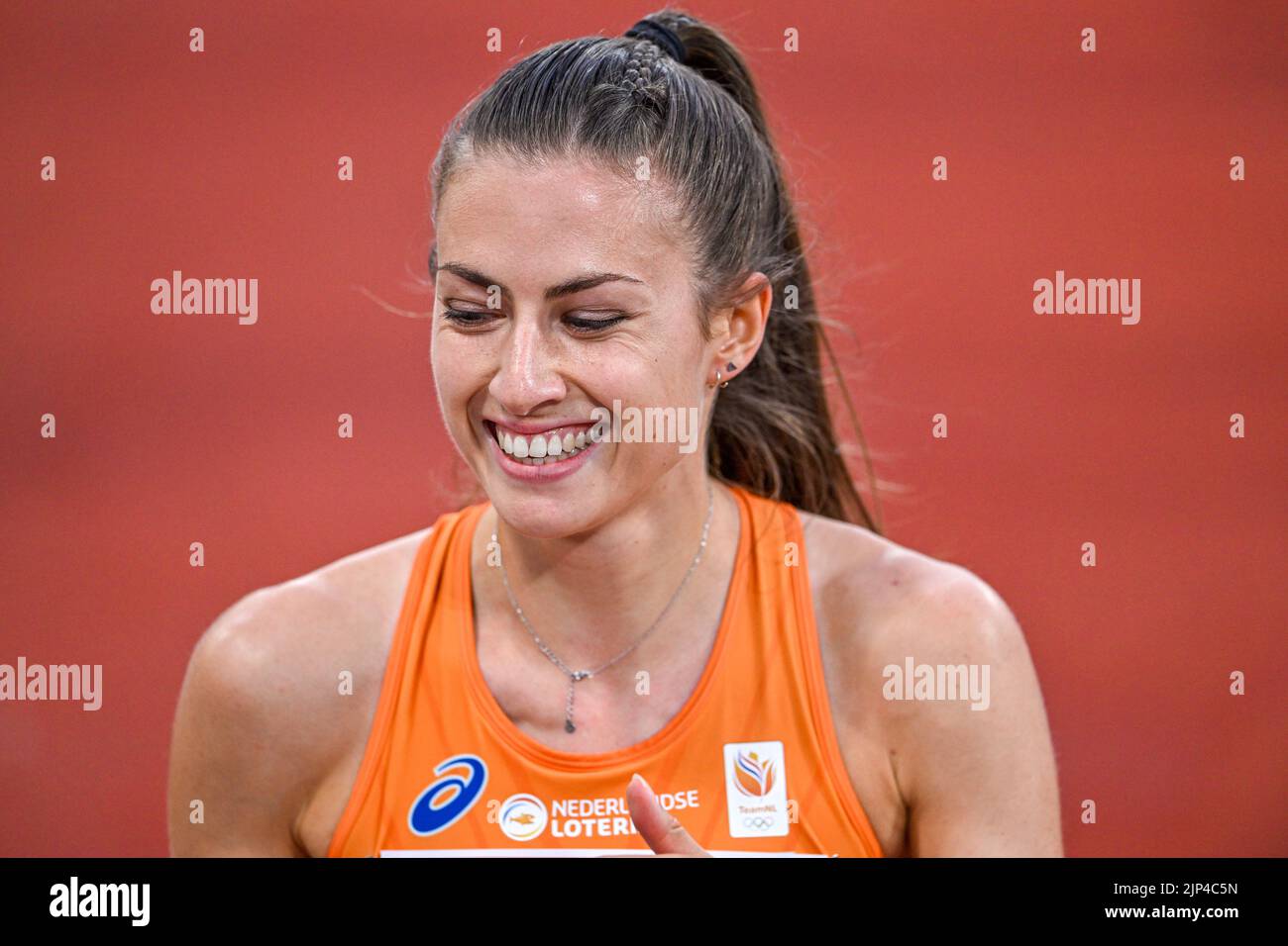 MUNCHEN, GERMANY - AUGUST 15: Eveline Saalberg of Netherlands competing ...