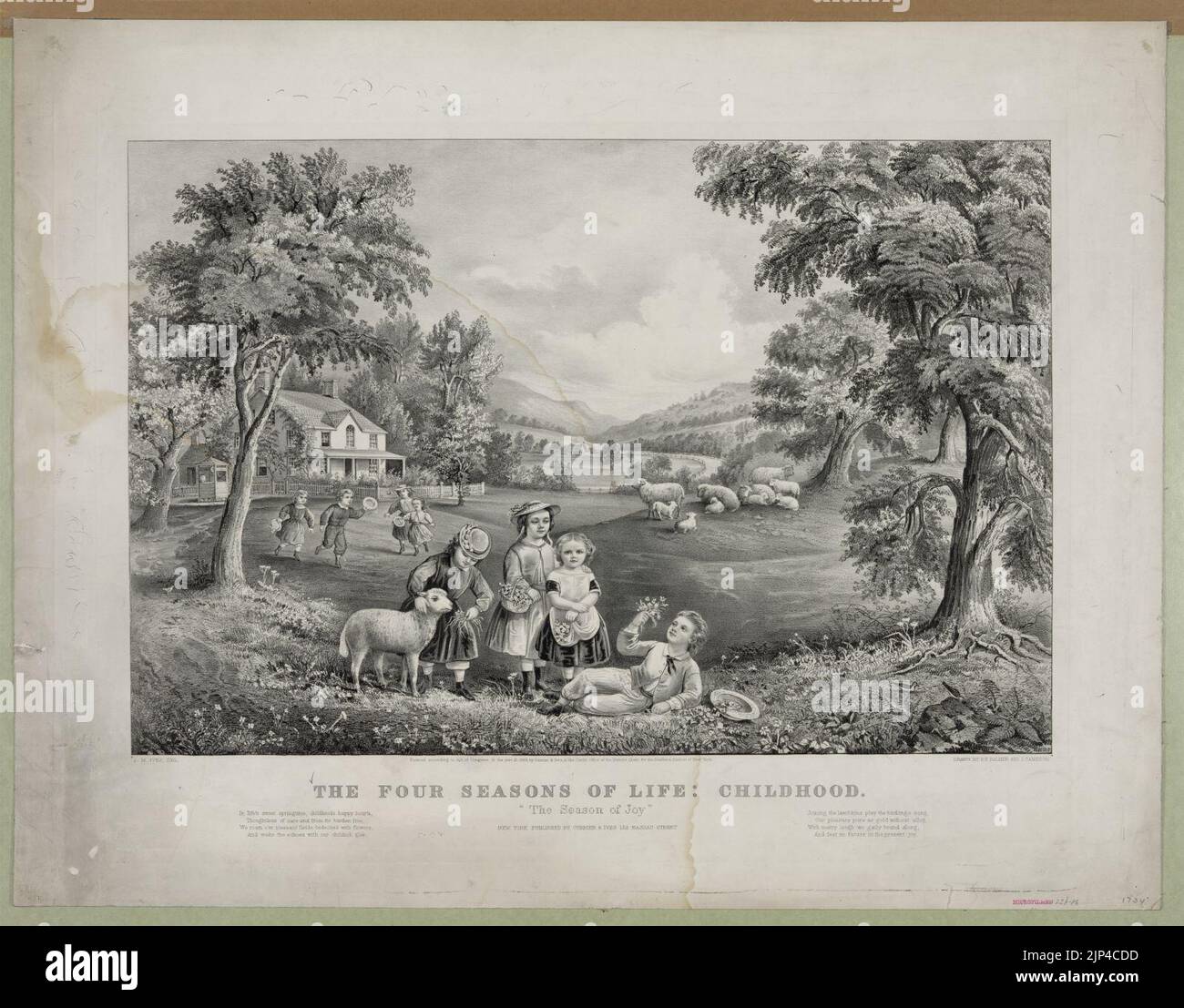 The Four seasons of life- childhood ''The season of joy'' - - J.M. Ives ...