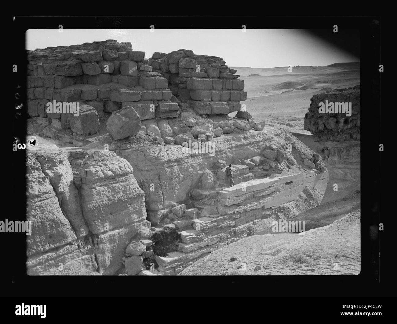 The fourth pyramid of Gizeh, etc. (recently discovered) showing remains ...