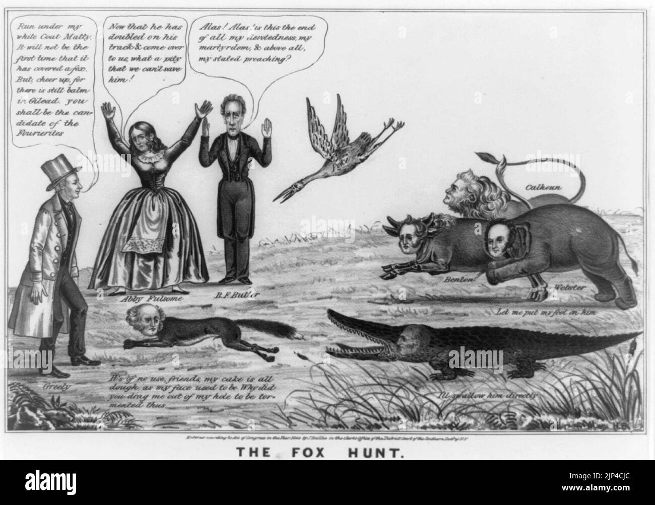 The fox hunt Stock Photo - Alamy