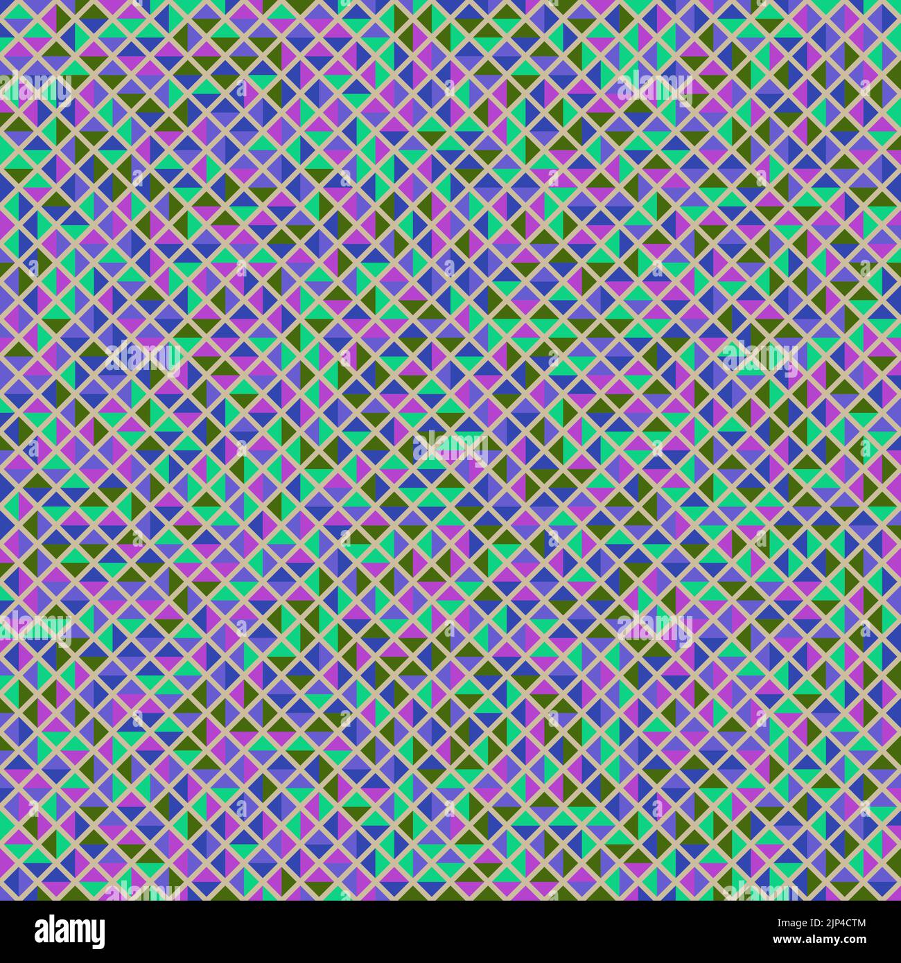 Colorised Rhombuses tiles tessellation pattern illustration Stock ...