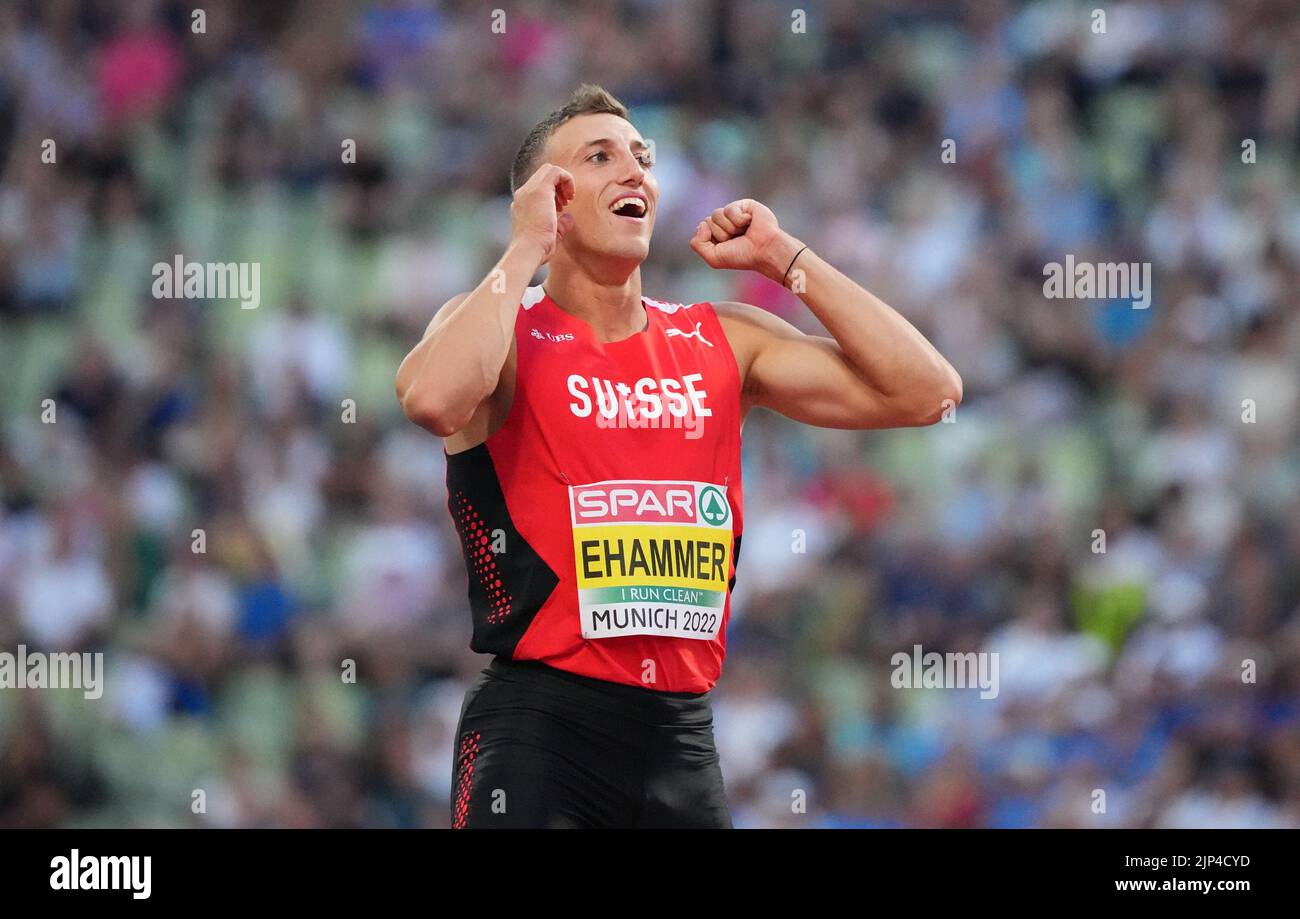 Munich, Germany. 15th Aug, 2022. Athletics: European Championships, men ...