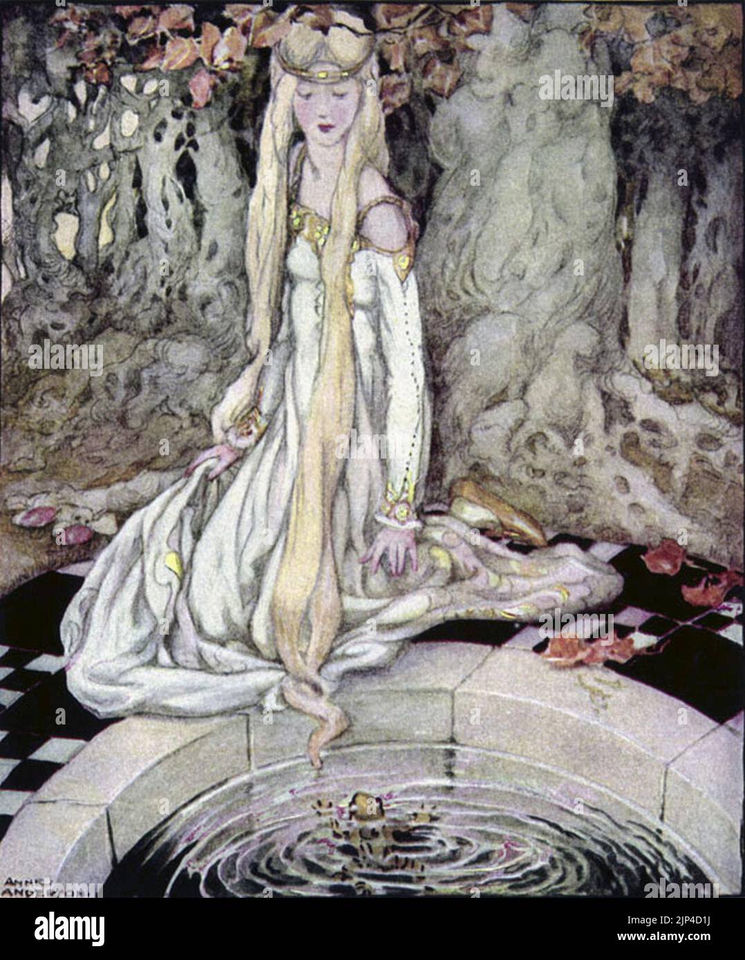 The Frog Prince - Anne Anderson Stock Photo - Alamy