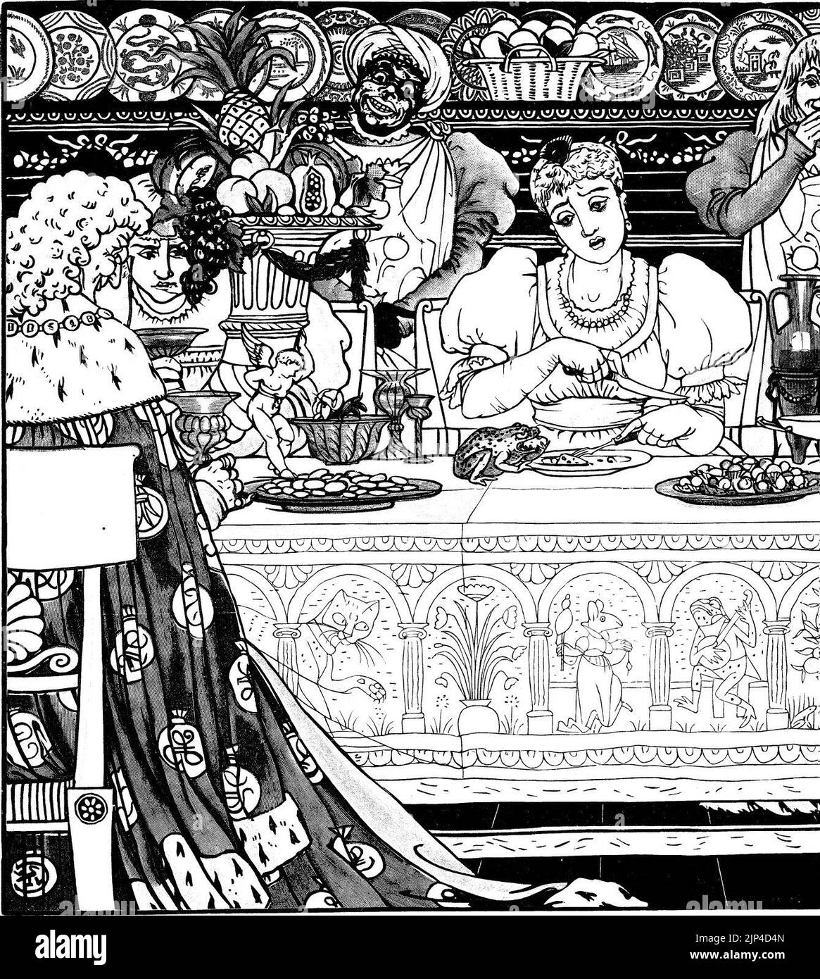 The Frog Prince-1875-12-bc Stock Photo - Alamy