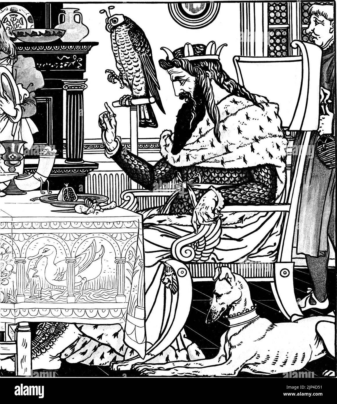 The Frog Prince-1875-13-bc Stock Photo - Alamy