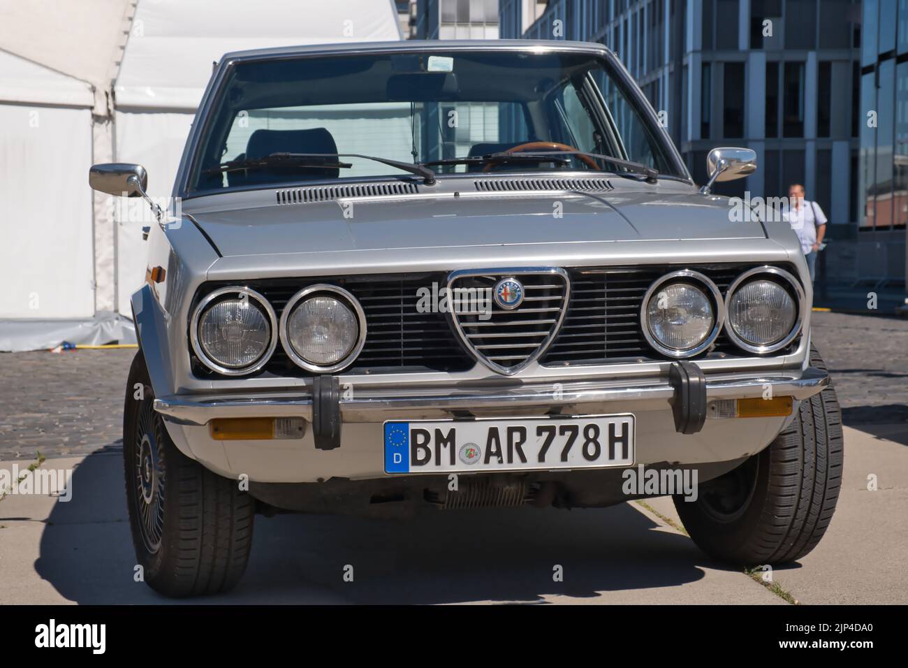 Alfa Romeo alfetta 1.8, from the seventies at the oldtimer exhibition ...