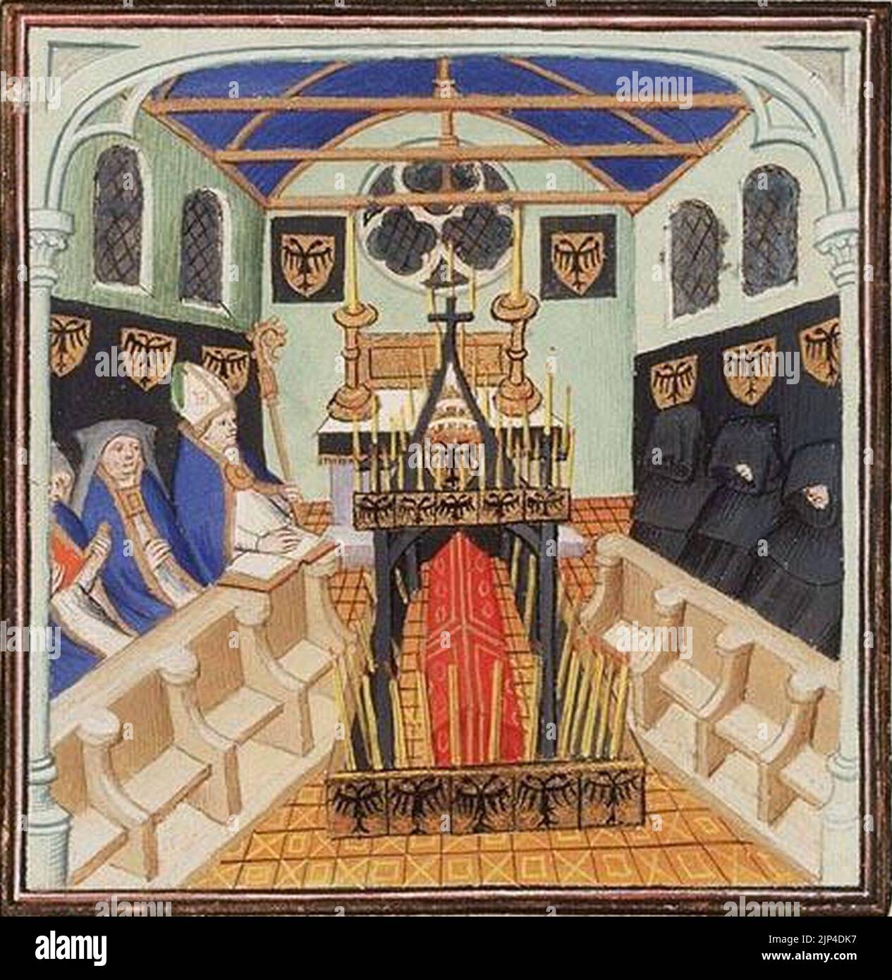 The funeral of the Emperor Henry IV Stock Photo - Alamy