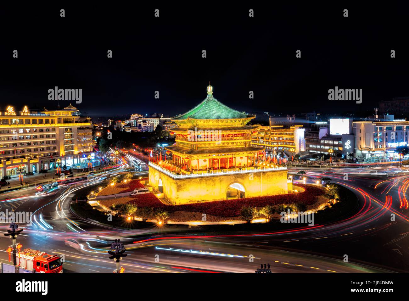 Xian city view hi-res stock photography and images - Alamy