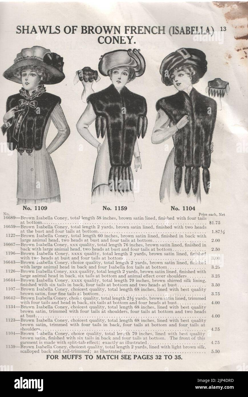 The Fur House Max Neuburger & Co, No 598 Broadway, New York, Season ...