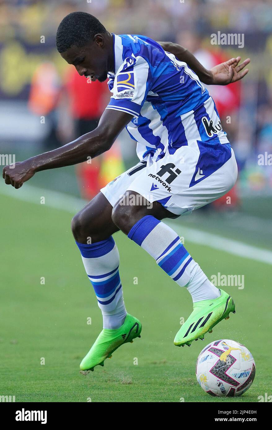 Real Sociedad's Mohamed-Ali Cho during La Liga match on August 14, 2022 ...