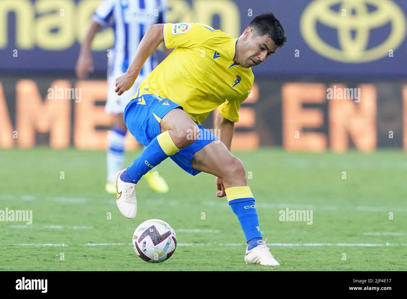Cadiz CF's Tomas Alarcon during La Liga match on August 14, 2022 in ...