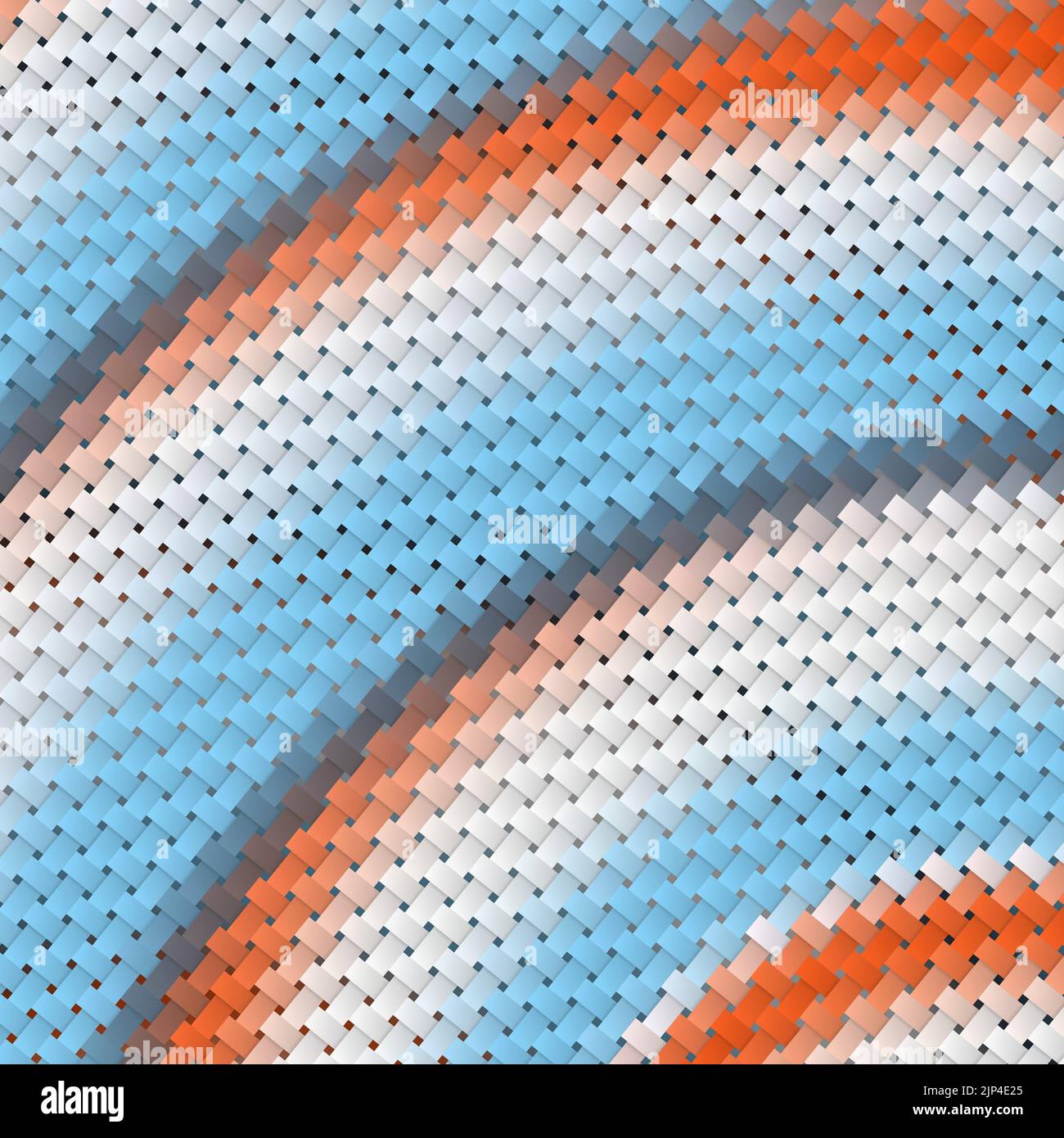 Interlaced fiber checkered surface elements wicker Plastic weave ...