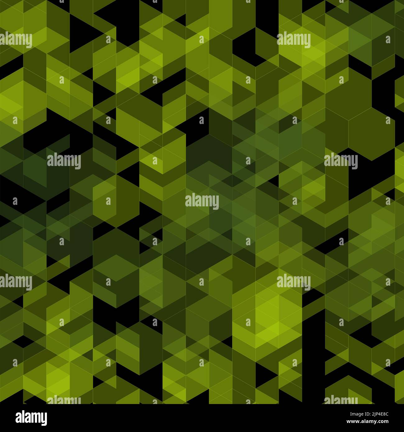 Abstract decorative illustration of hexagon and triangular Grid shape ...