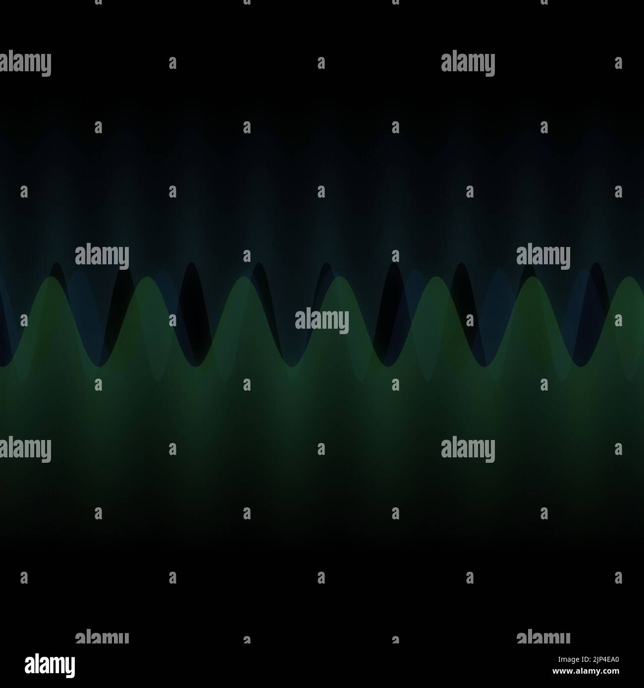 Illustration of multiple waves oscillating or overlapping by many small ...