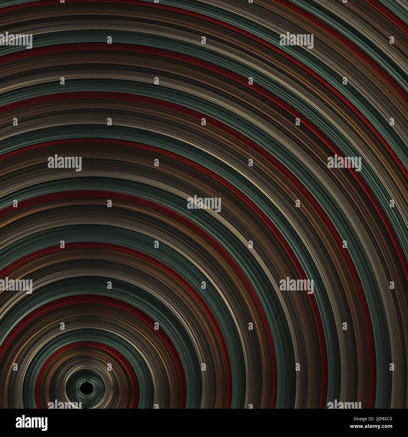 abstract different size metal rings and circle stripes colorful Spiral ...