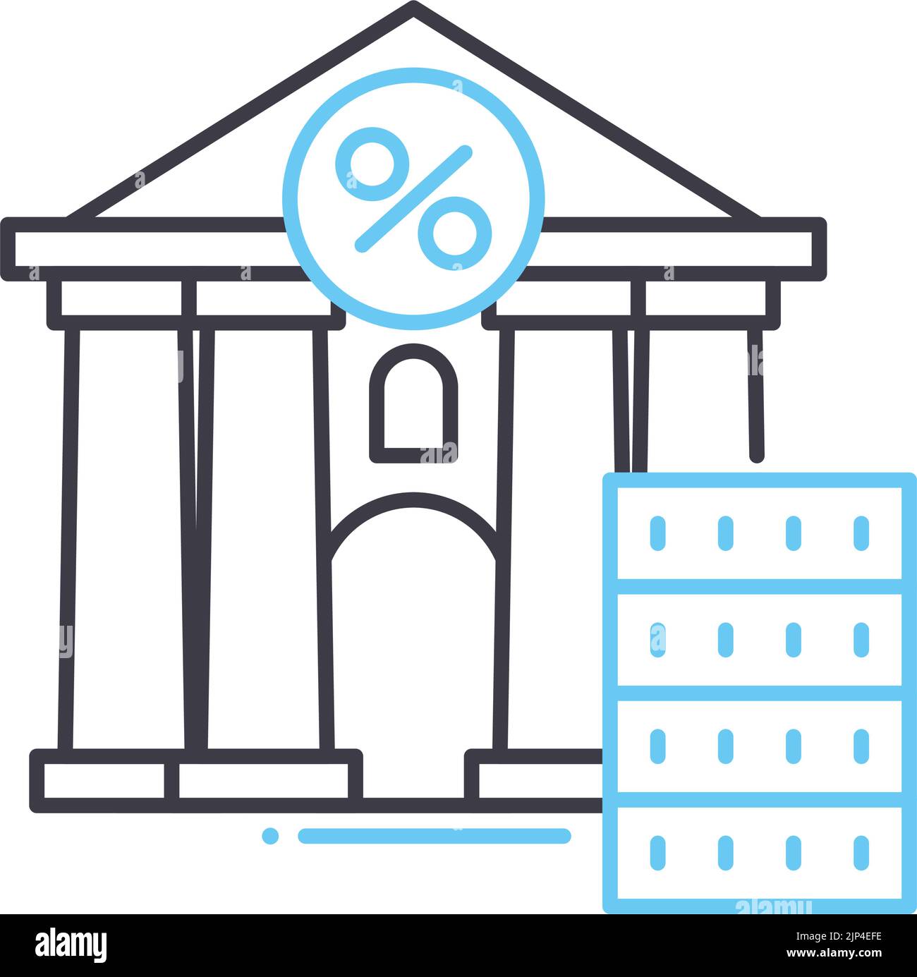 bonds line icon, outline symbol, vector illustration, concept sign ...