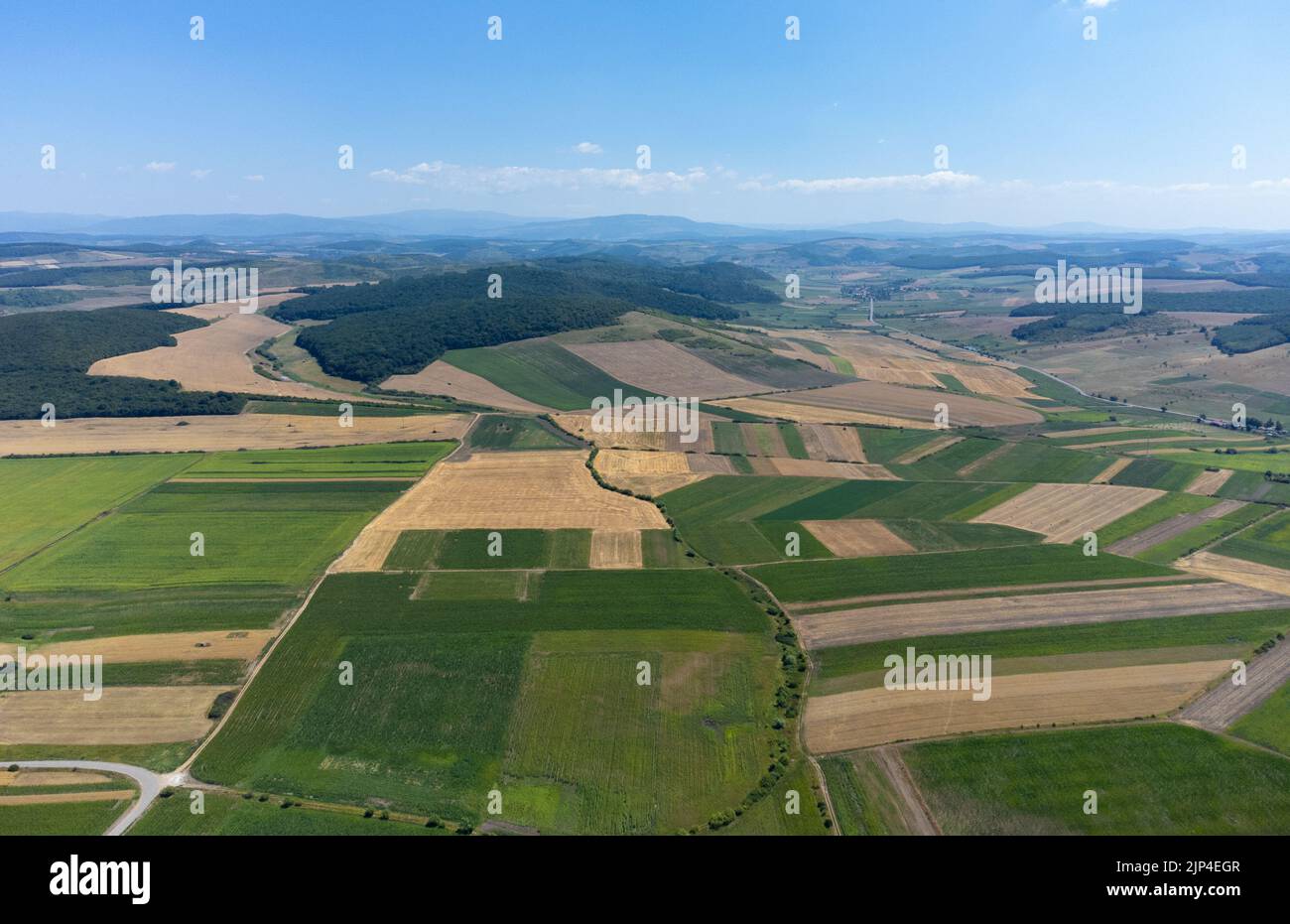 Cereal fields seen from air hi-res stock photography and images - Alamy