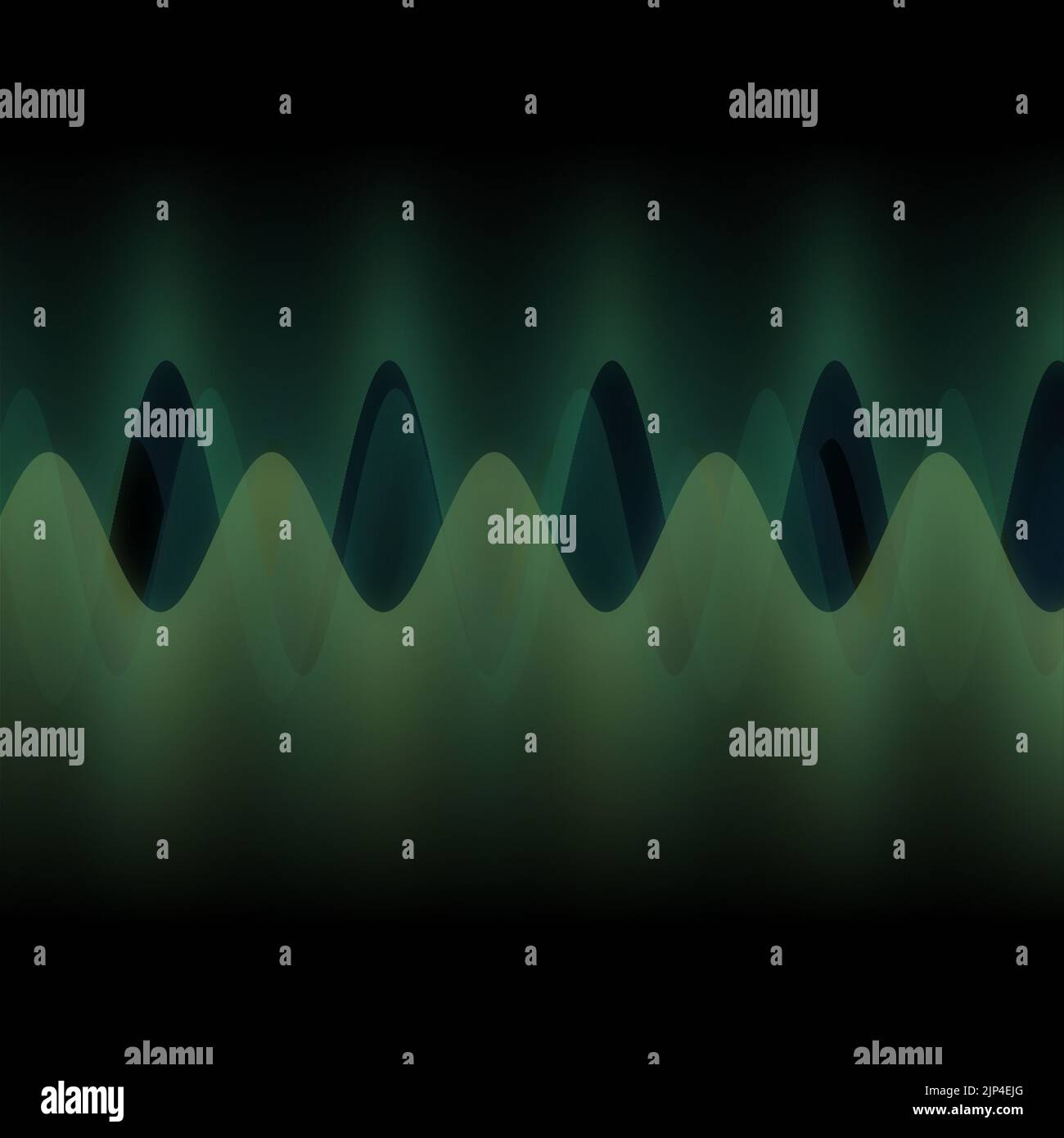 Illustration of multiple waves oscillating or overlapping by many small ...