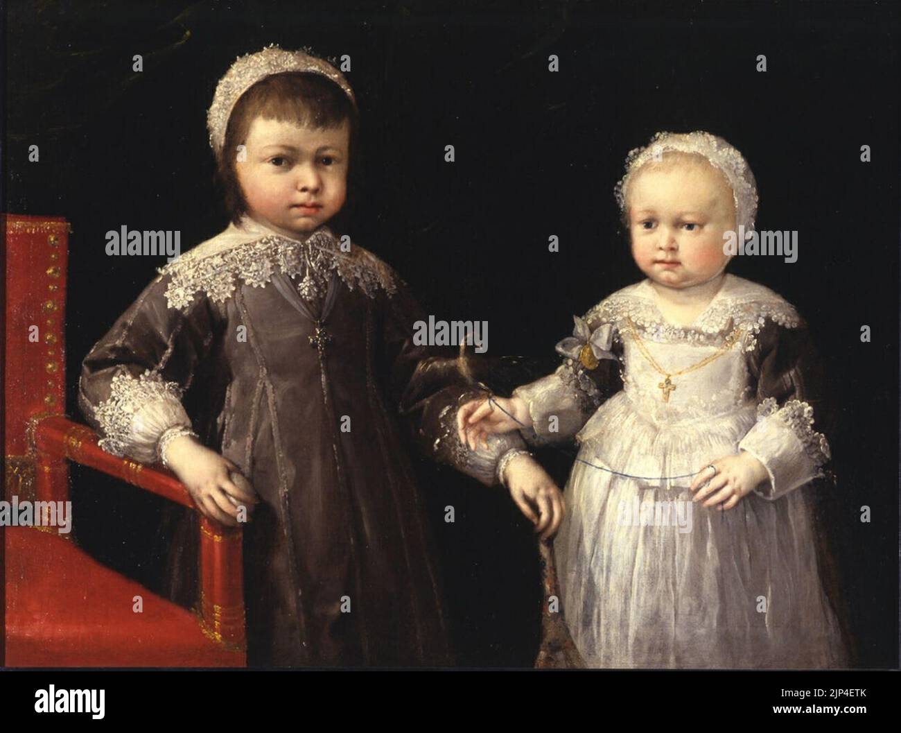 The future Carlo Emanuele II with his sister Margherita Yolanda of ...