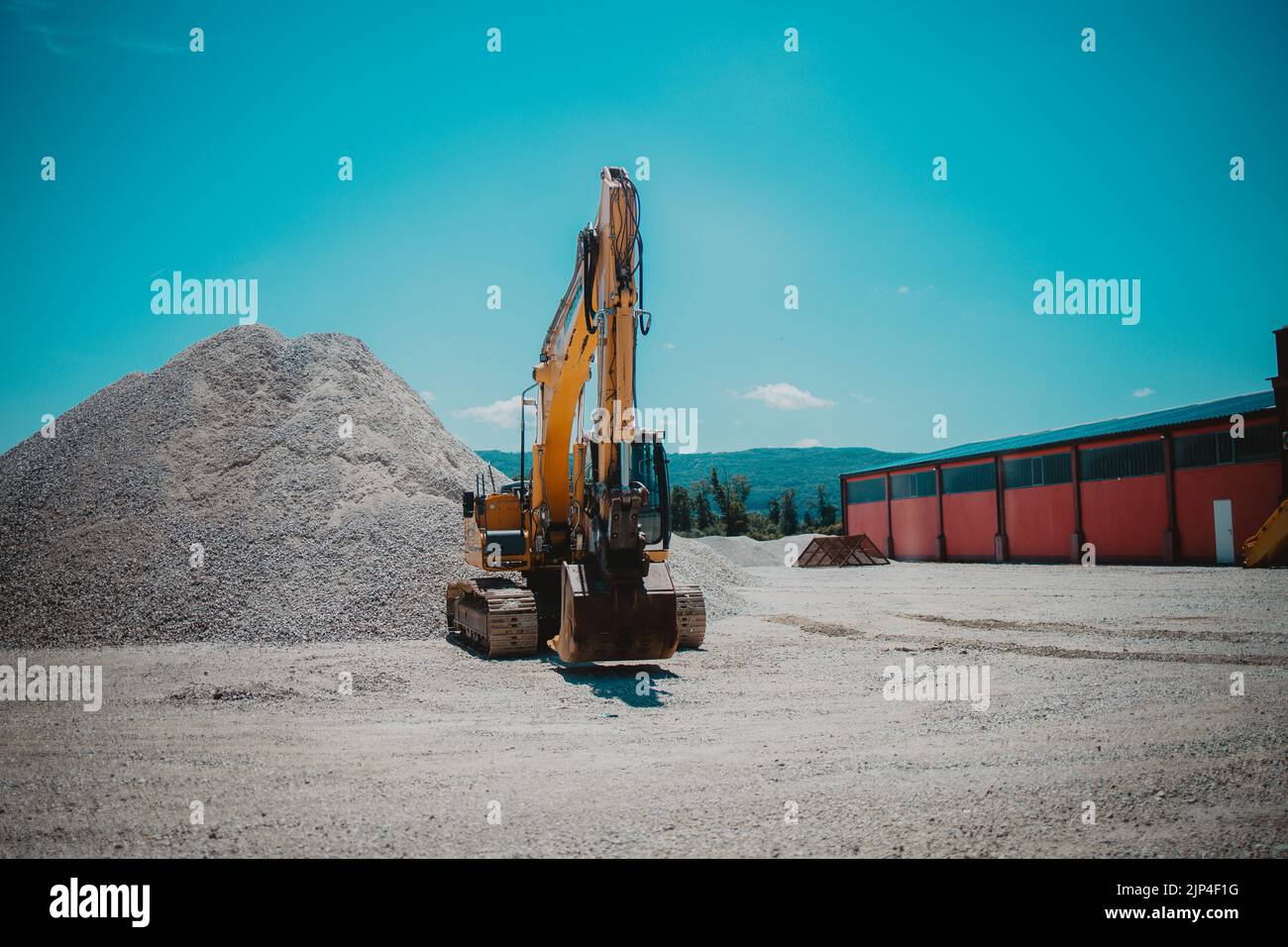 A construction in the countryside area Stock Photo - Alamy