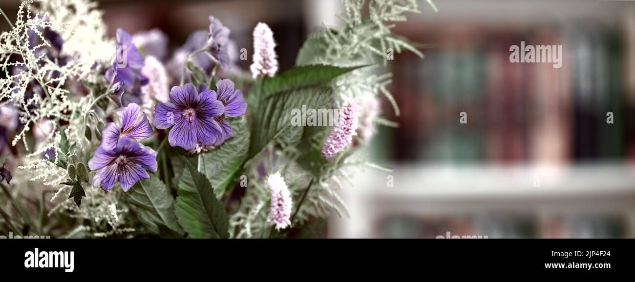 Beautiful bouquet of flowers. Bouquet with different kind of flowers in ...