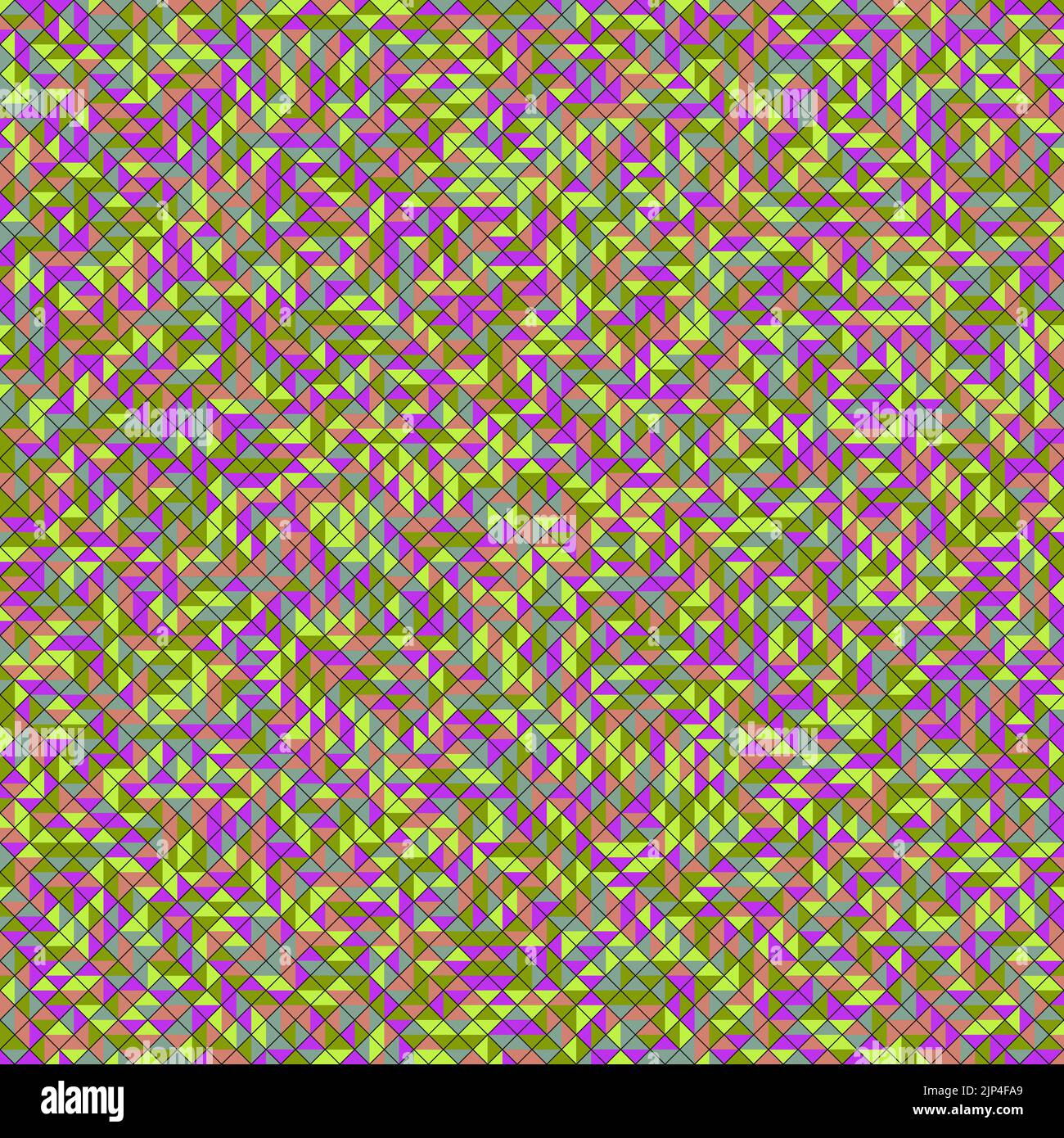 Colorised Rhombuses tiles tessellation pattern illustration Stock ...