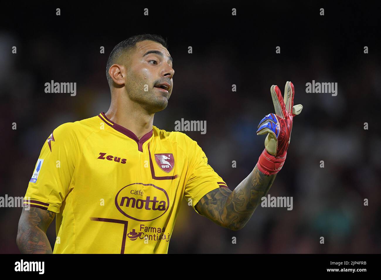 Luigi Sepe of Salernitana during the match Serie A between US ...