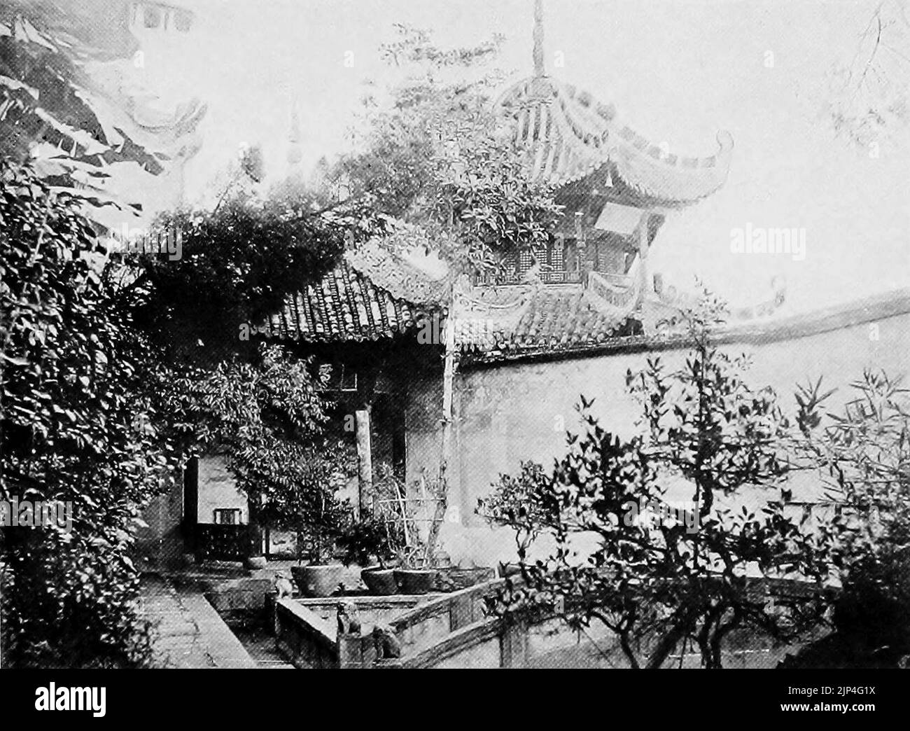 The Garden of the Guild of Benevolence, Chung King Stock Photo - Alamy