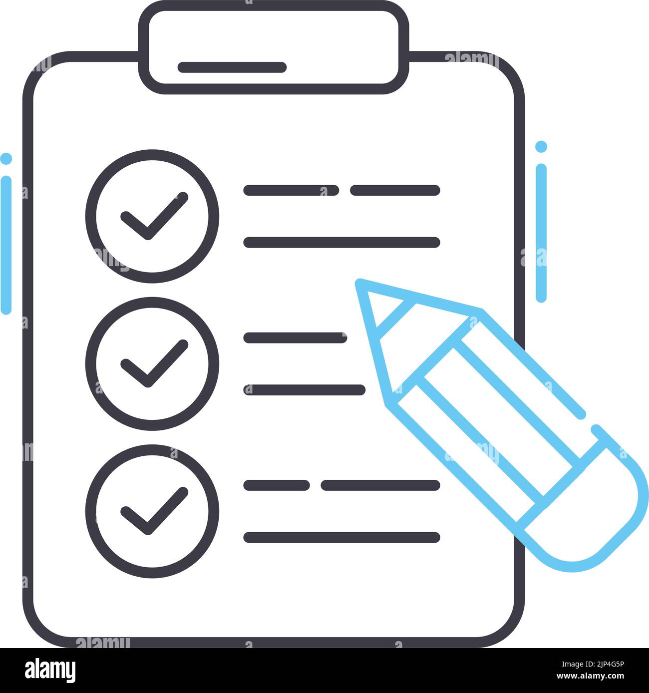 appraisal line icon, outline symbol, vector illustration, concept sign ...