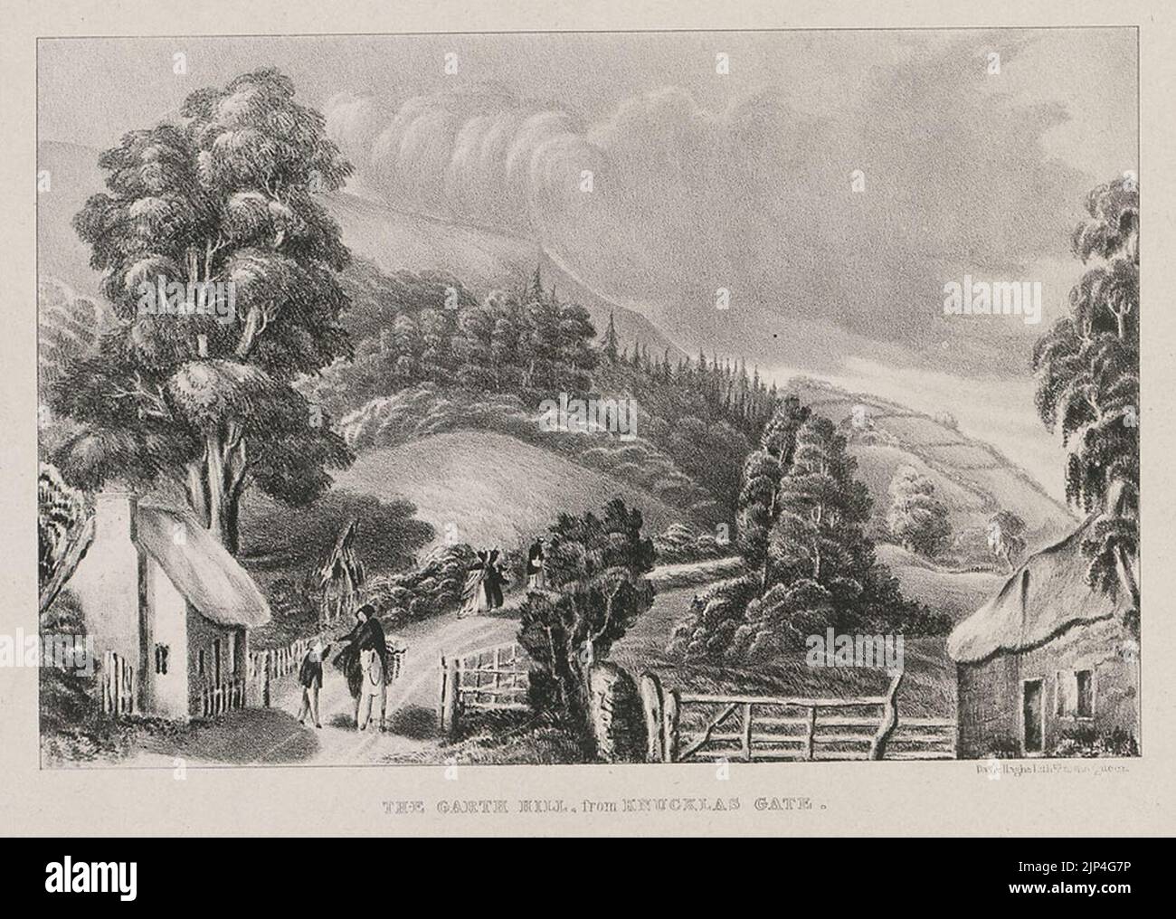 The Garth Hill, from Knucklas Gate Stock Photo - Alamy